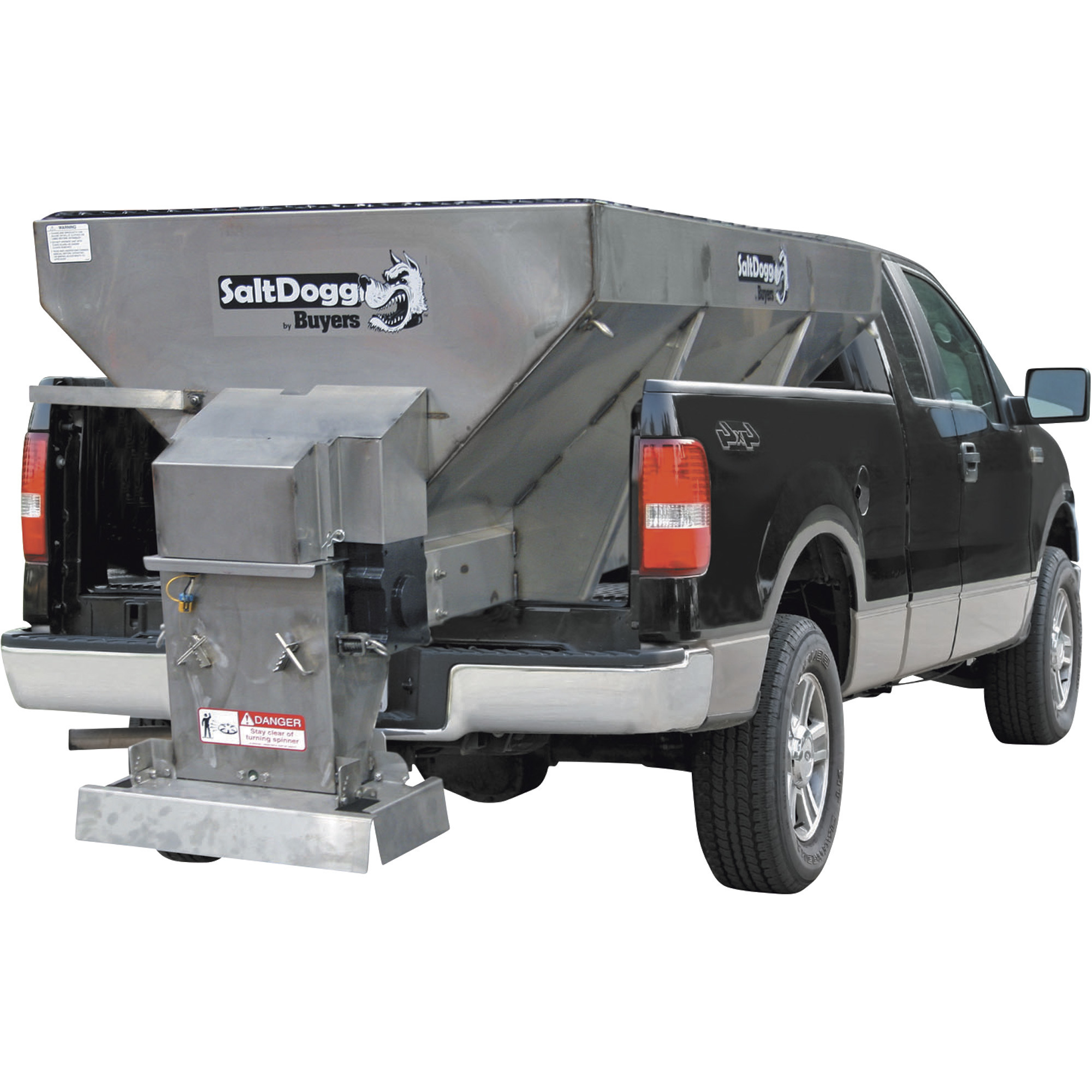 Buyers Salt Dogg, 2.0 Cu Yard Electric SST Hopper Spreader w/ Pintle Chain, Max. Spread Width 30 ...